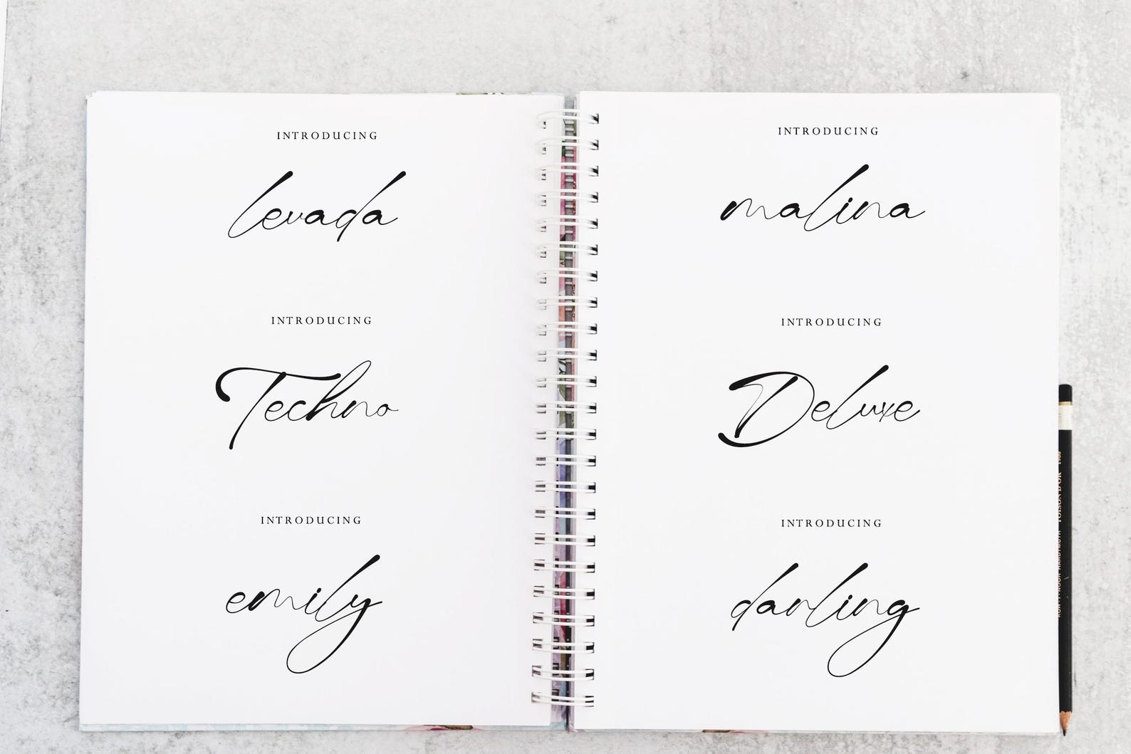 Radiant Script Font: Modern Calligraphy, Commercial Use (TTF) - Etsy