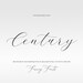 Century Script Font: Modern Calligraphy, Commercial Use (TTF File) - Etsy