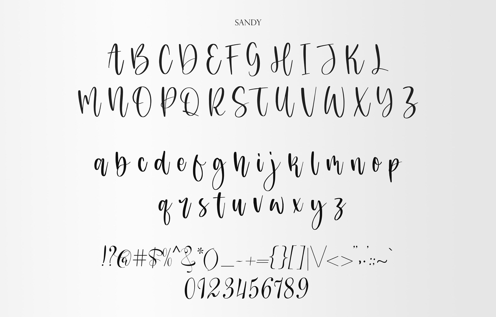 Sandy Script Font: Modern Cursive Handwritten Font (TTF File) - Etsy