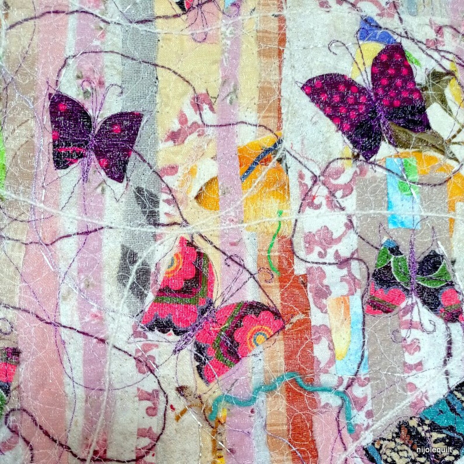 Upcycle Fabric, Handicraft Fabric, Handmade Fabric, to Make Things ...