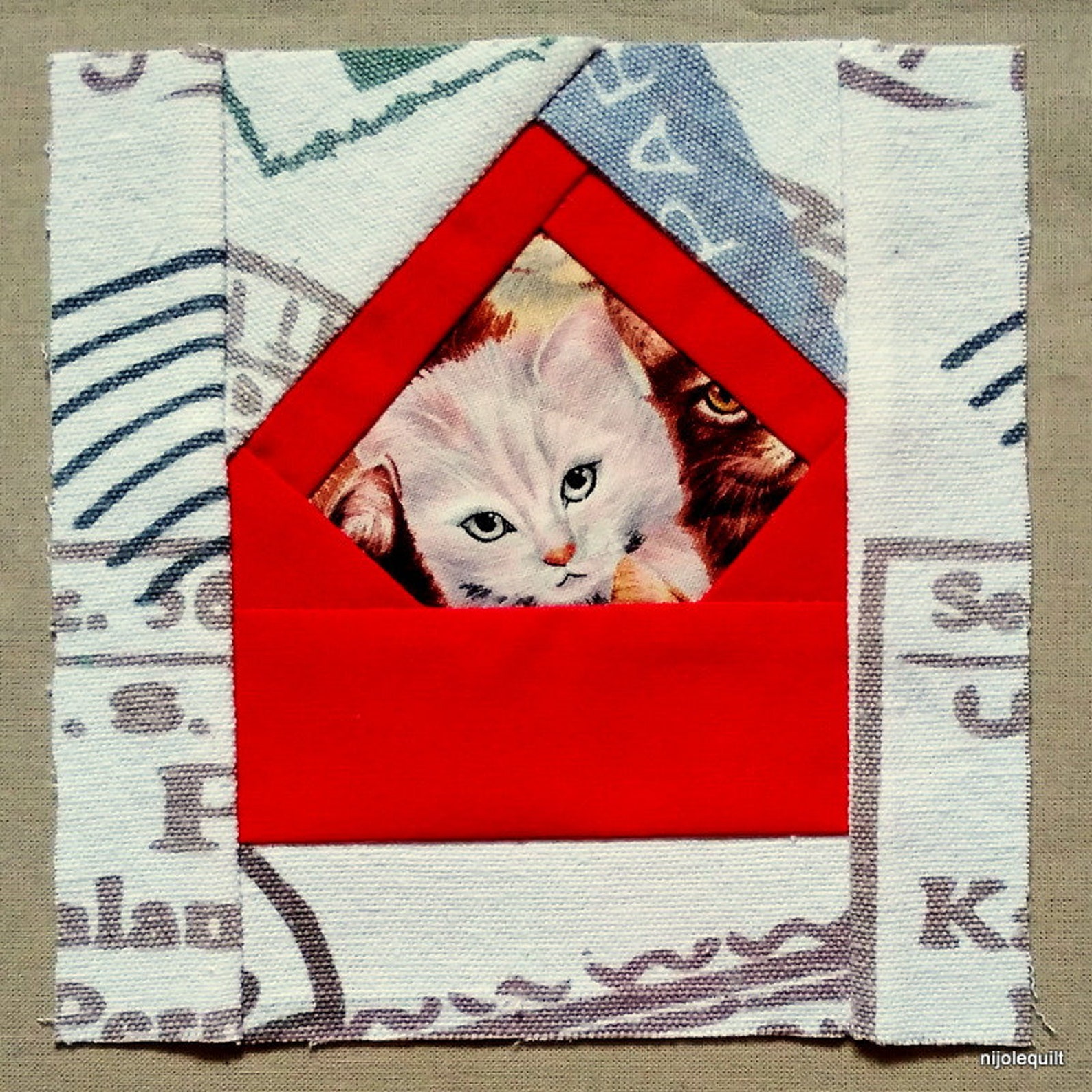 Envelope Quilt Pattern Quillt Block Envelope Quilt Block - Etsy