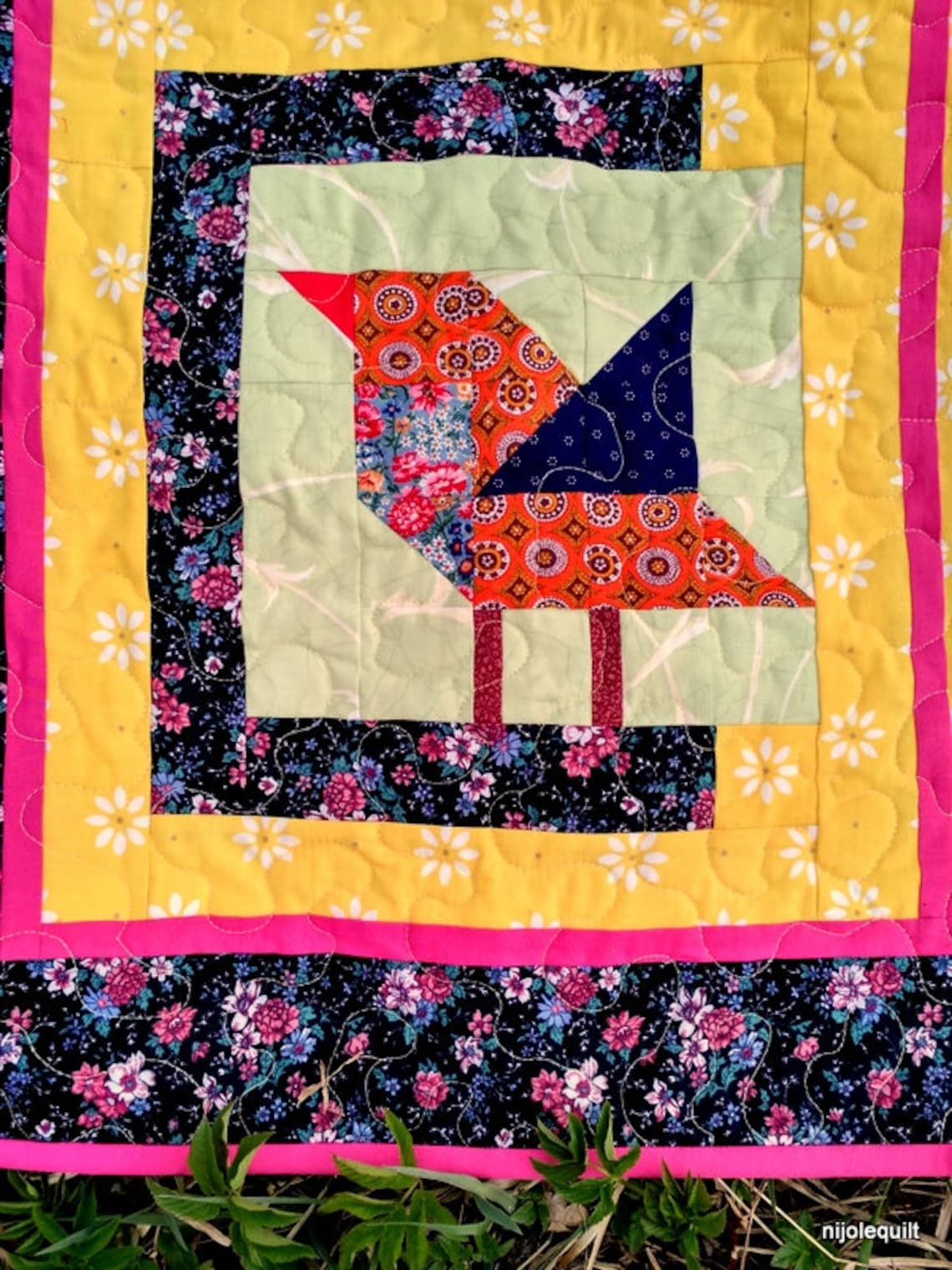 Bird Quilt Pattern PDF Quilt Block Pattern Bird Block Sewing - Etsy
