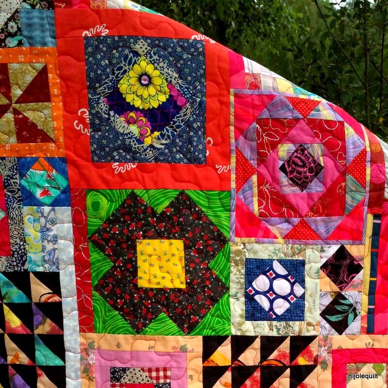 Patchwork Quilt, Gypsy Wife, Scrap Quilt, Bed Spread, Gift, Bed Cover ...