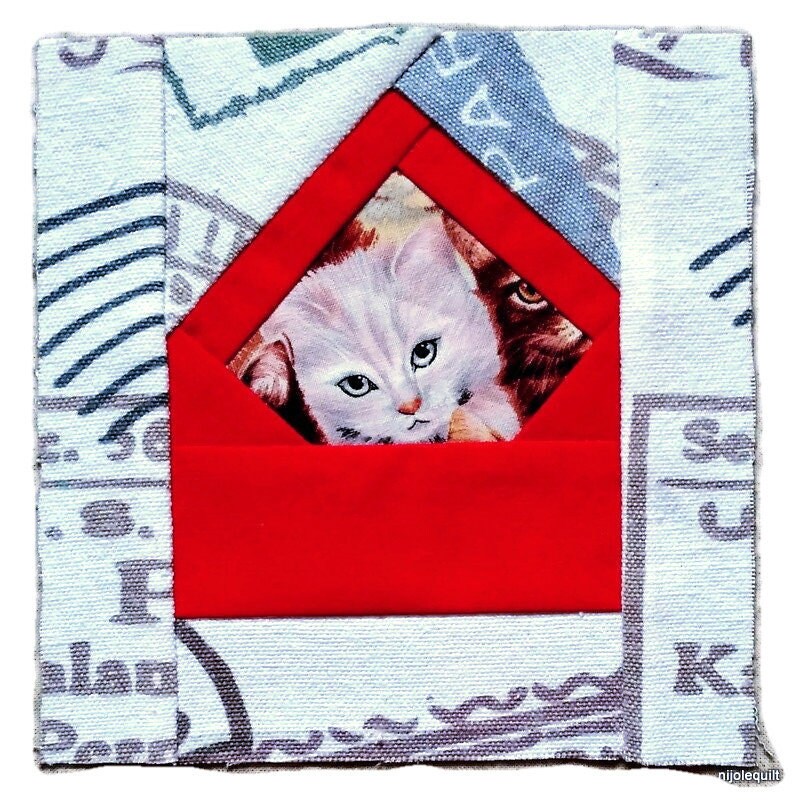 Envelope Quilt Pattern, Quillt Block, Envelope Quilt Block, Fabric ...