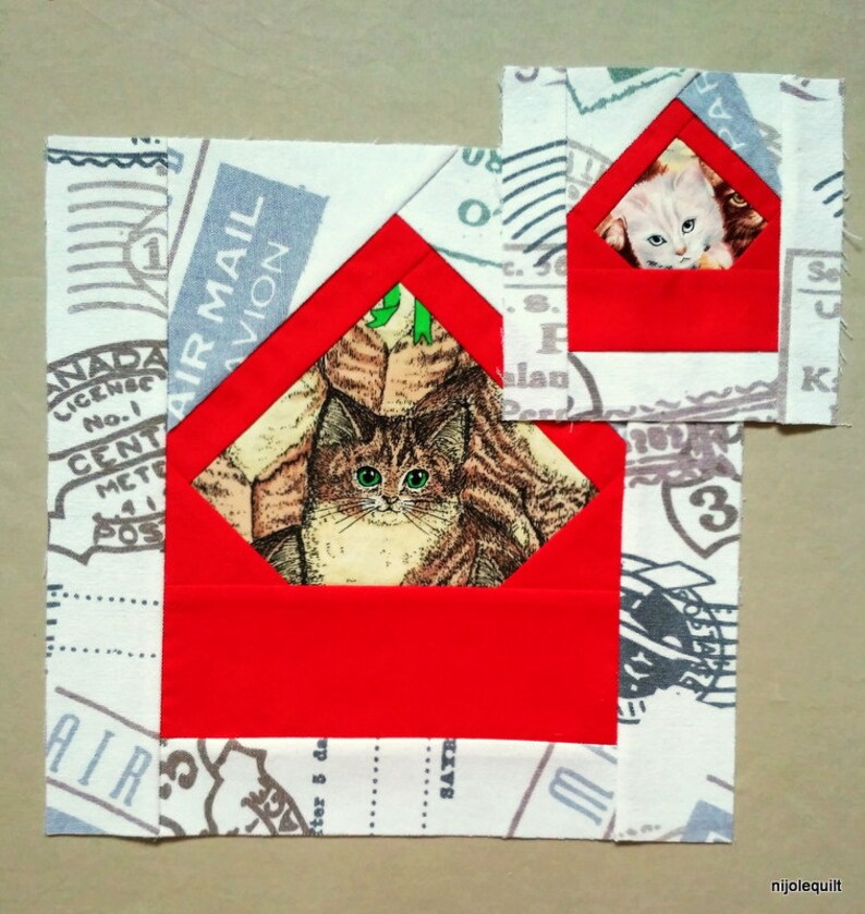 Envelope Quilt Pattern Quillt Block Envelope Quilt Block - Etsy