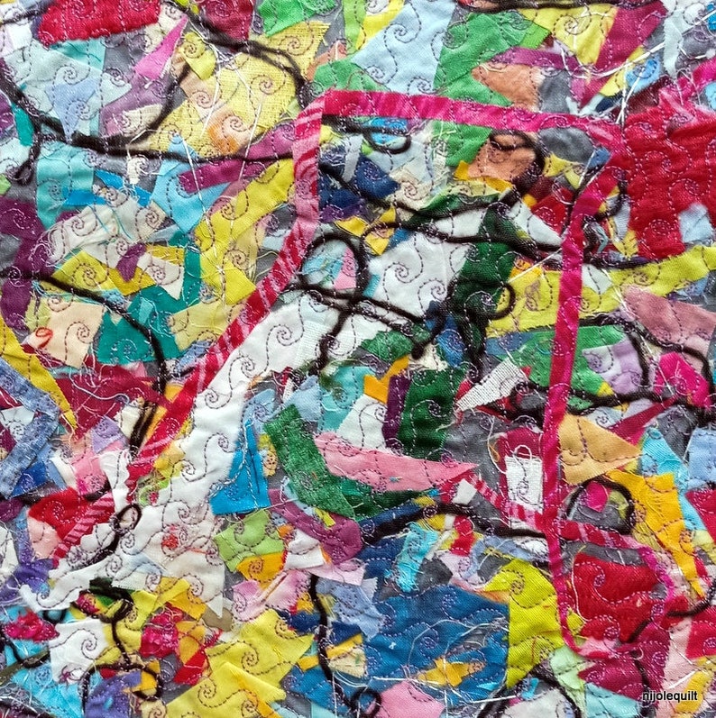 Handmade Fabric, Recycled Fabric, Unique Recycled Fabric for Crafting ...