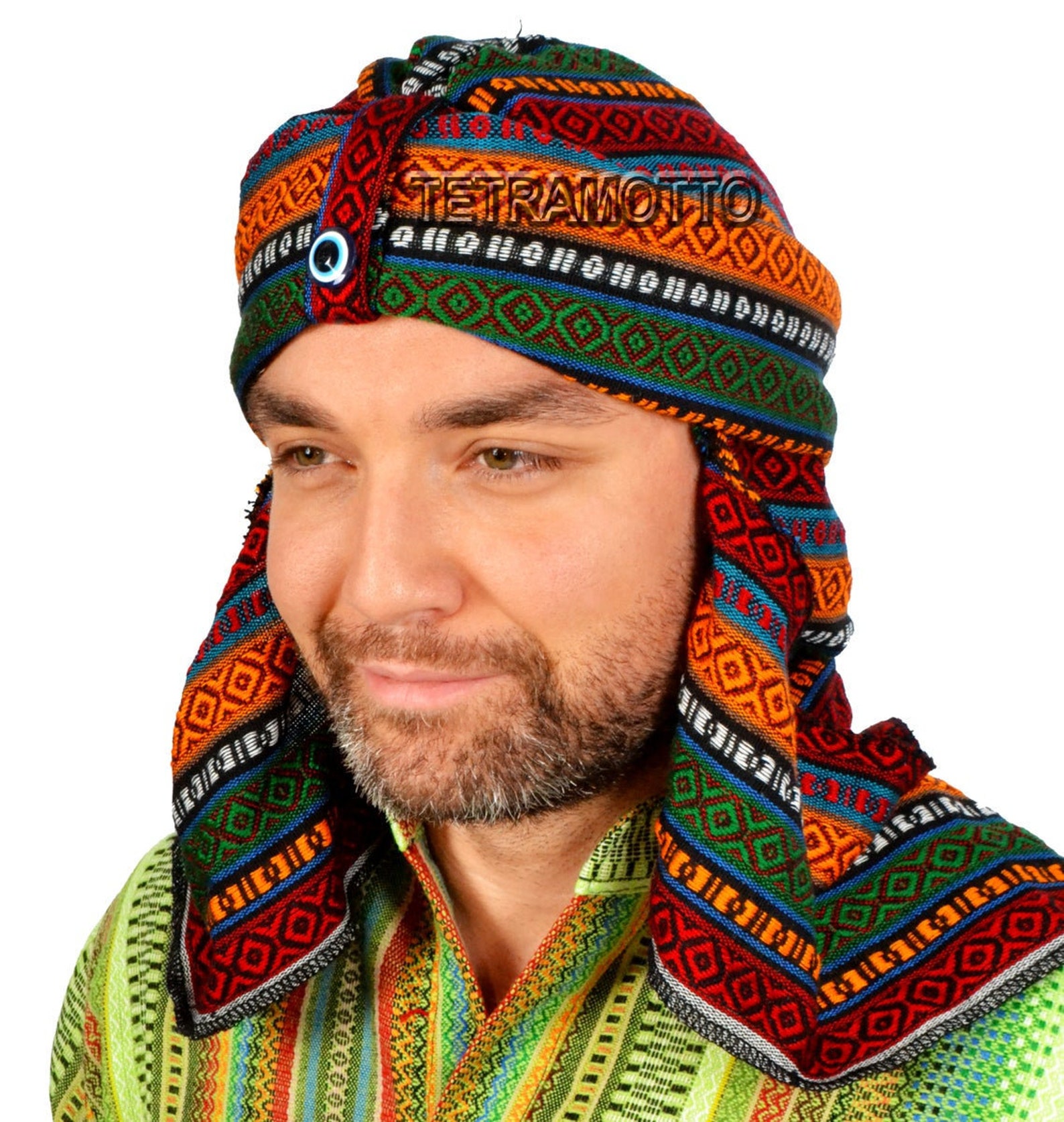 GREEN Hat Ottoman Medieval Historical Costume Turban Arabic - Etsy