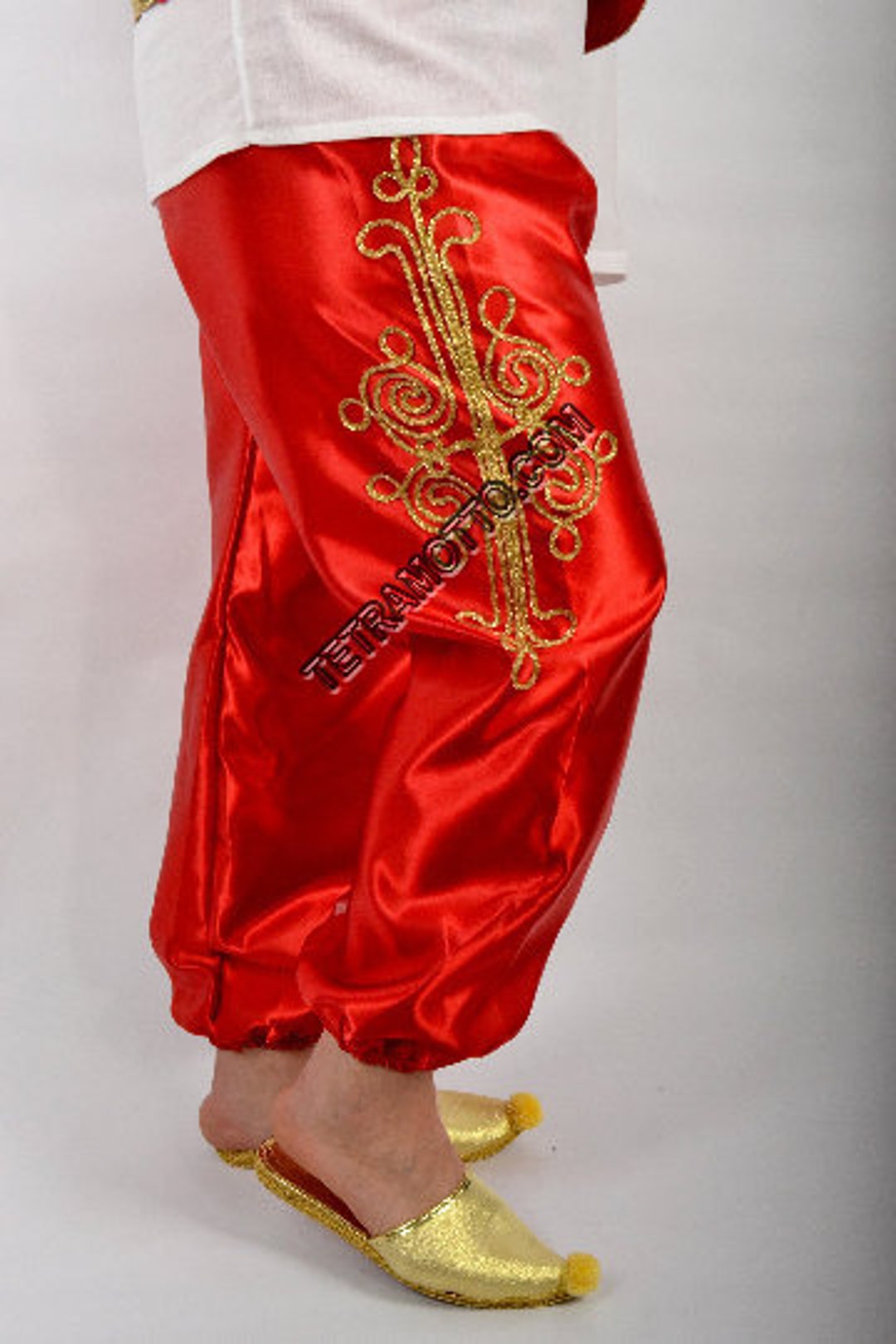 Red Turkish Shalwar for Ladies Ethnic Dancer Trousers BKK4707 - Etsy