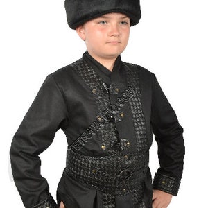 Black Ertugrul Costume for Kids MEC1205 - Etsy