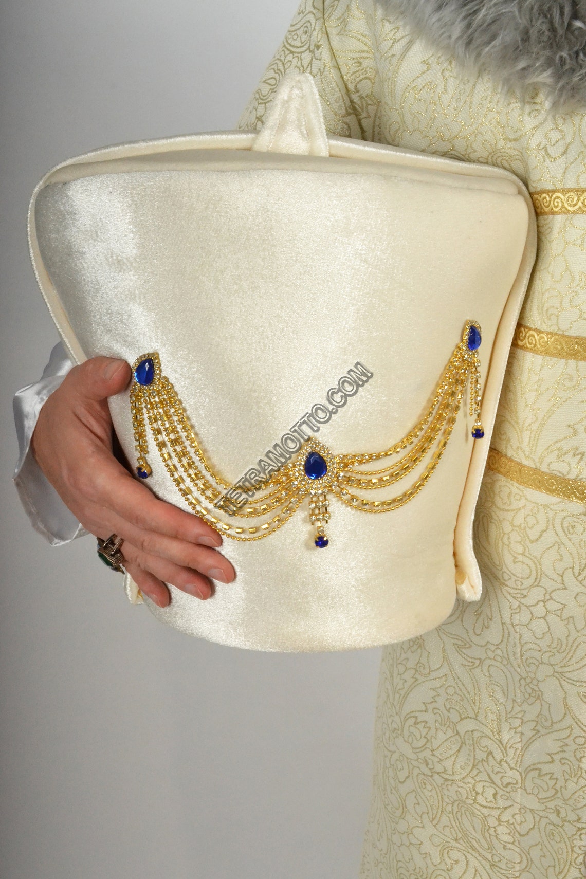 White Ottoman Kavuk Padisah Sultan Hat - Etsy