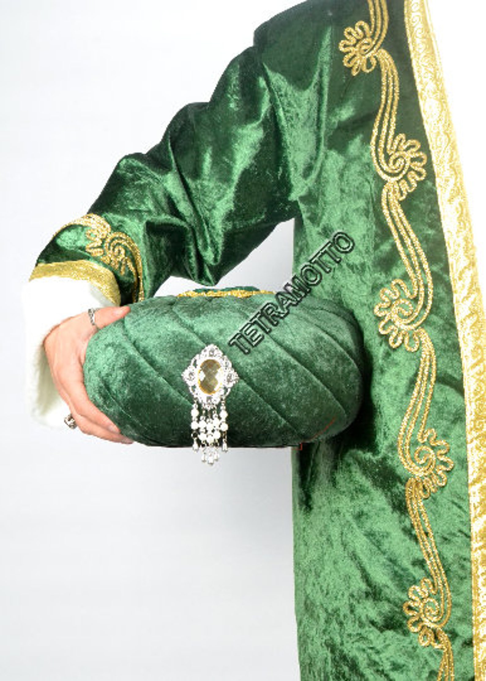 Green Ottoman Kavuk Padisah Sultan Hat MK7544 | Etsy