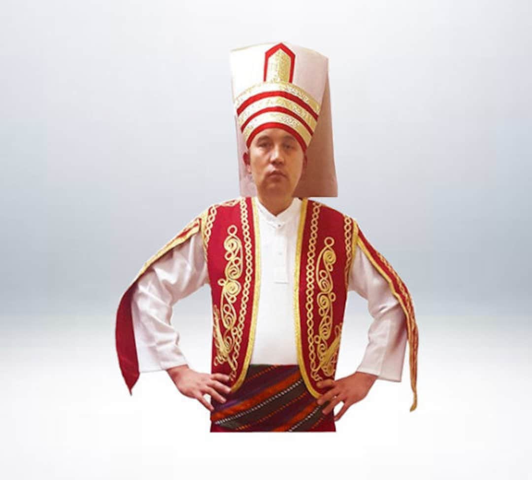 1 Janissary Hat 1 Ottoman Vest Waist Waistcoat DANCER DANCE EXOTIC ...