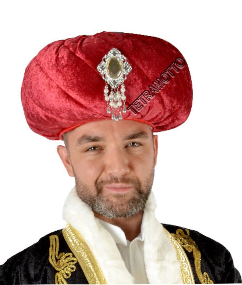 Red Ottoman Sultan Costume Full Set SS7477 | Etsy
