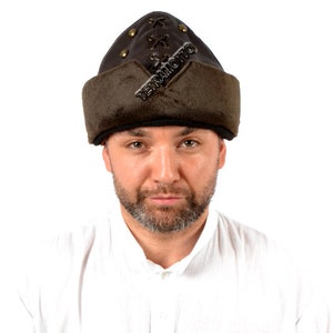 Brown Dirilis Ertugrul Hat Middle Age Ottoman Soldier Cap ME8573 - Etsy