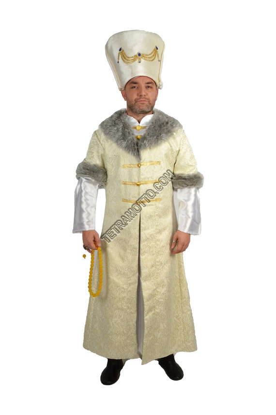 White Ottoman Sultan Costume Full Set | Etsy