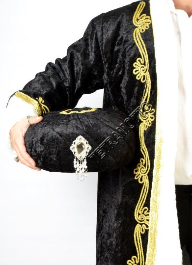 Black Ottoman Sultan Costume Full Set SS7484 | Etsy