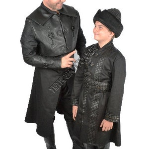 Black Ertugrul Costume for Kids MEC1205 - Etsy