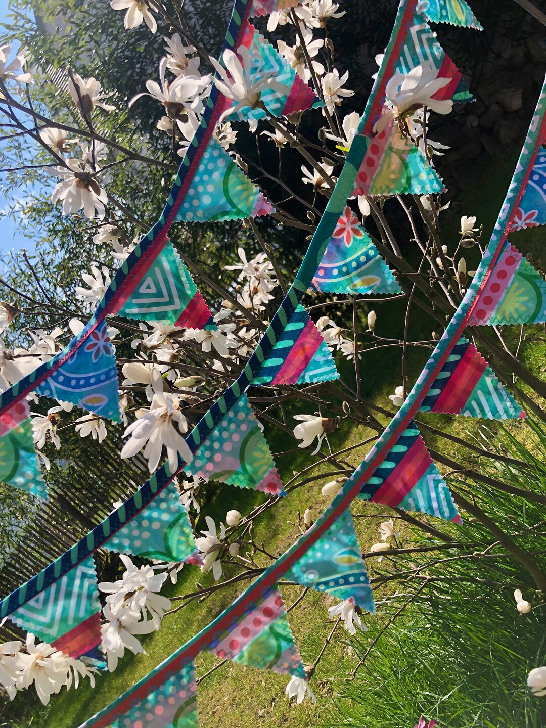 Outdoor/indoor Pennant Chain "funny Little Mini Pennants" - Etsy