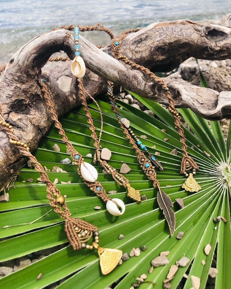 Macramé Hairwraps//dreadwrap//dread Jewelry | Etsy