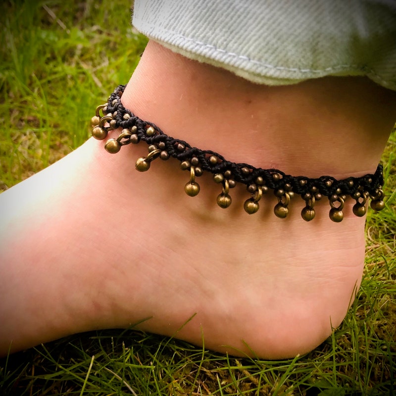 Macrame Anklet - Etsy