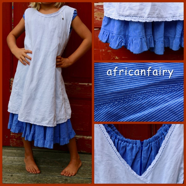 Girls Apron Dress - Etsy