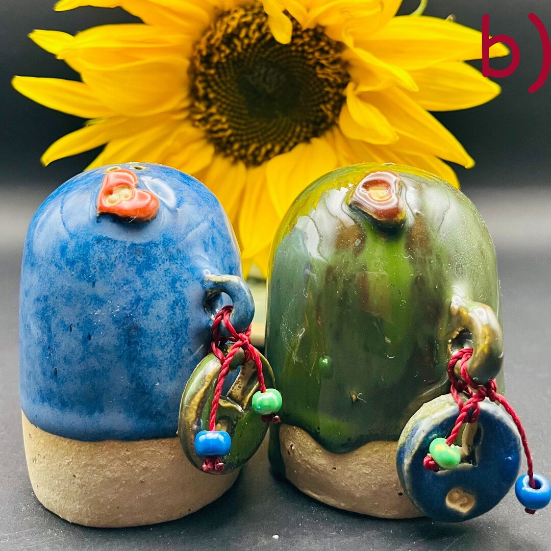 Ceramic Salt and Pepper Shaker. Handmade - Etsy