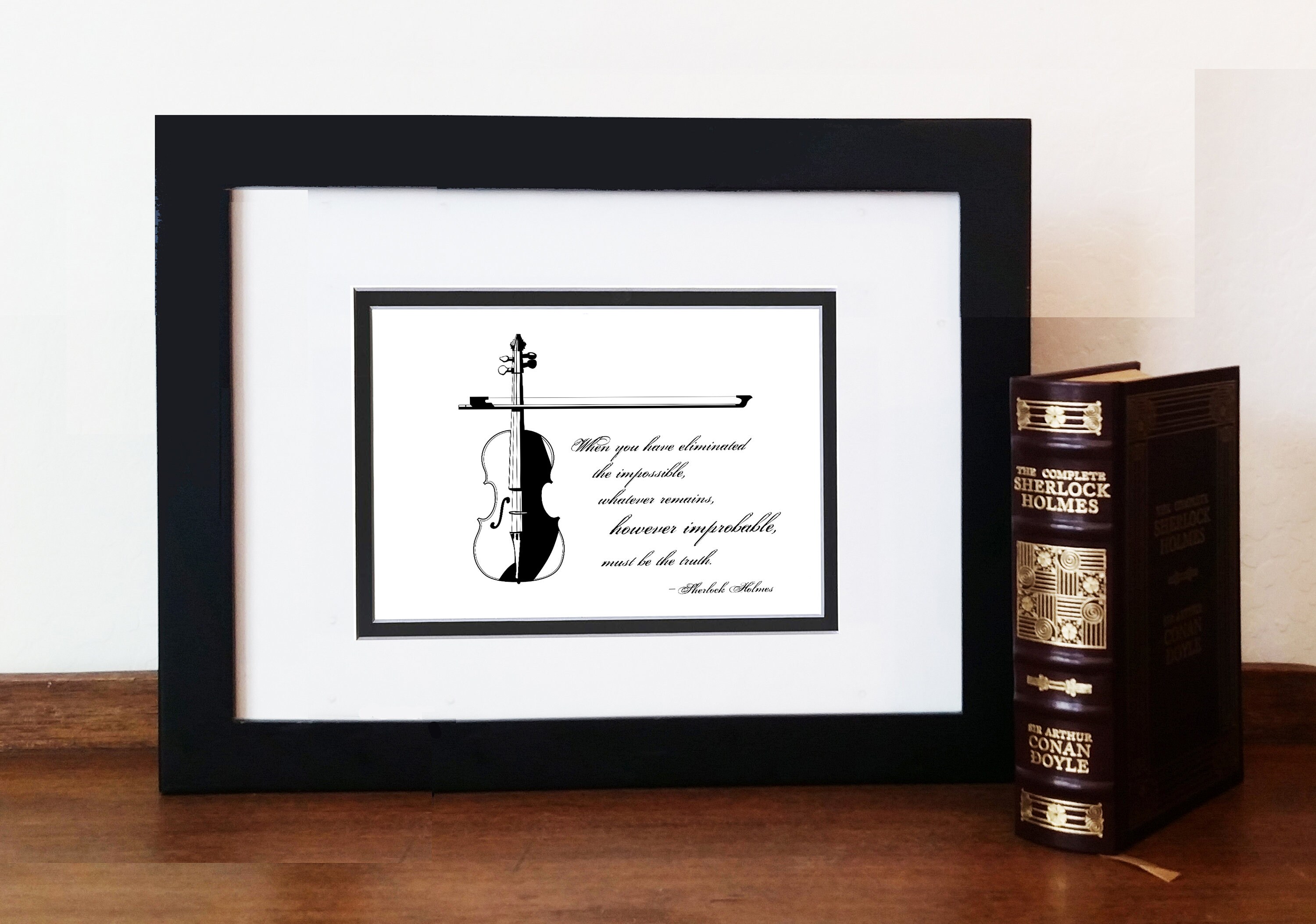 When You Have Eliminated the Impossible - Etsy When You Have Eliminated the Impossible - Etsy