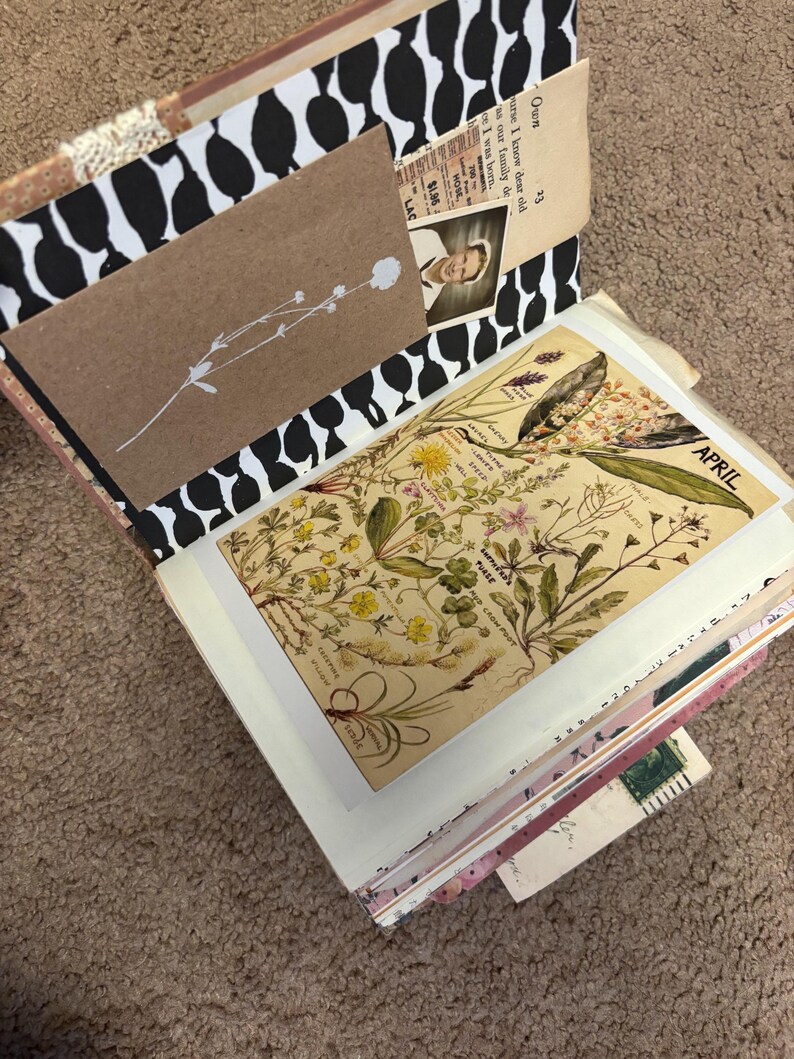 Junk Journal Upcycled Book the Fly on the Wheel, Vintage Daily Journal ...