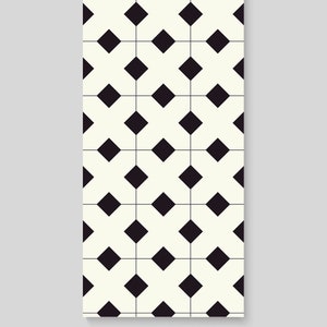 Geometric B&W Removable Wallpaper, Minimalistic Wall Mural, Simple Wall ...