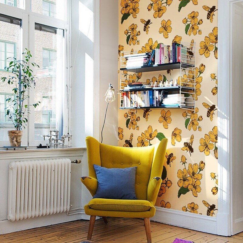 Reusable Wallpaper - Etsy