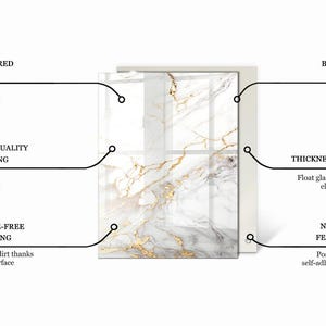 Natural Wood Pattern Glass Table Top, Brown Scandinavian-style Glass Top, Protective Glass Top ...