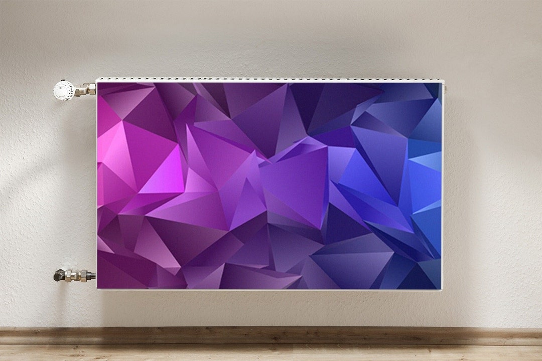 Radiator Cover, 3D Graphics Radiator Cover Cover, Purple Magnet Mat ...