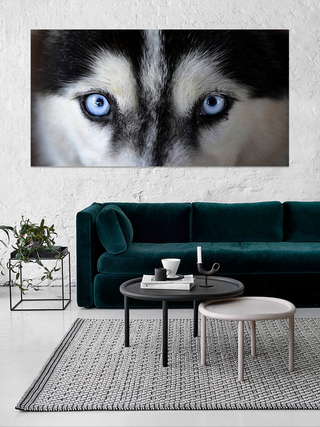 Siberian Husky Panel Art, Canvas Print, Wall Art, Animal, Wild, Cool ...