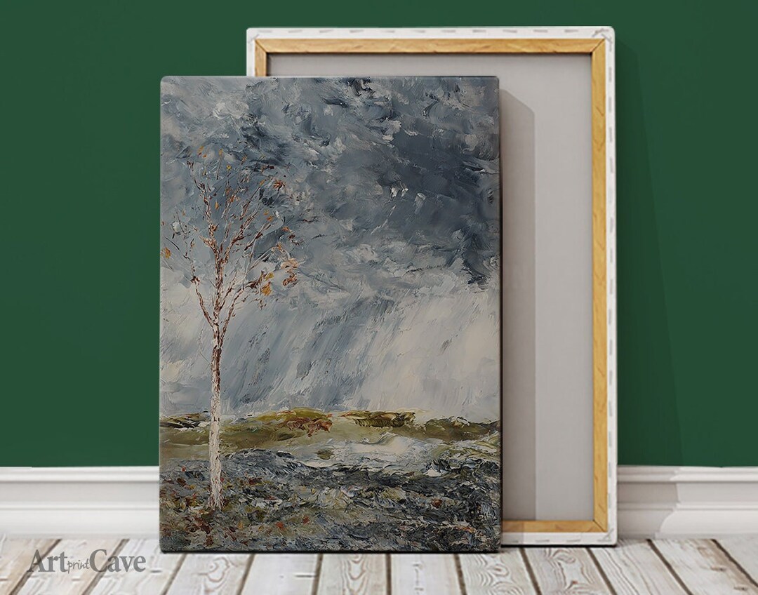 August Strindberg Bjorken the Birch Tree Cotton Canvas, Digital Print ...