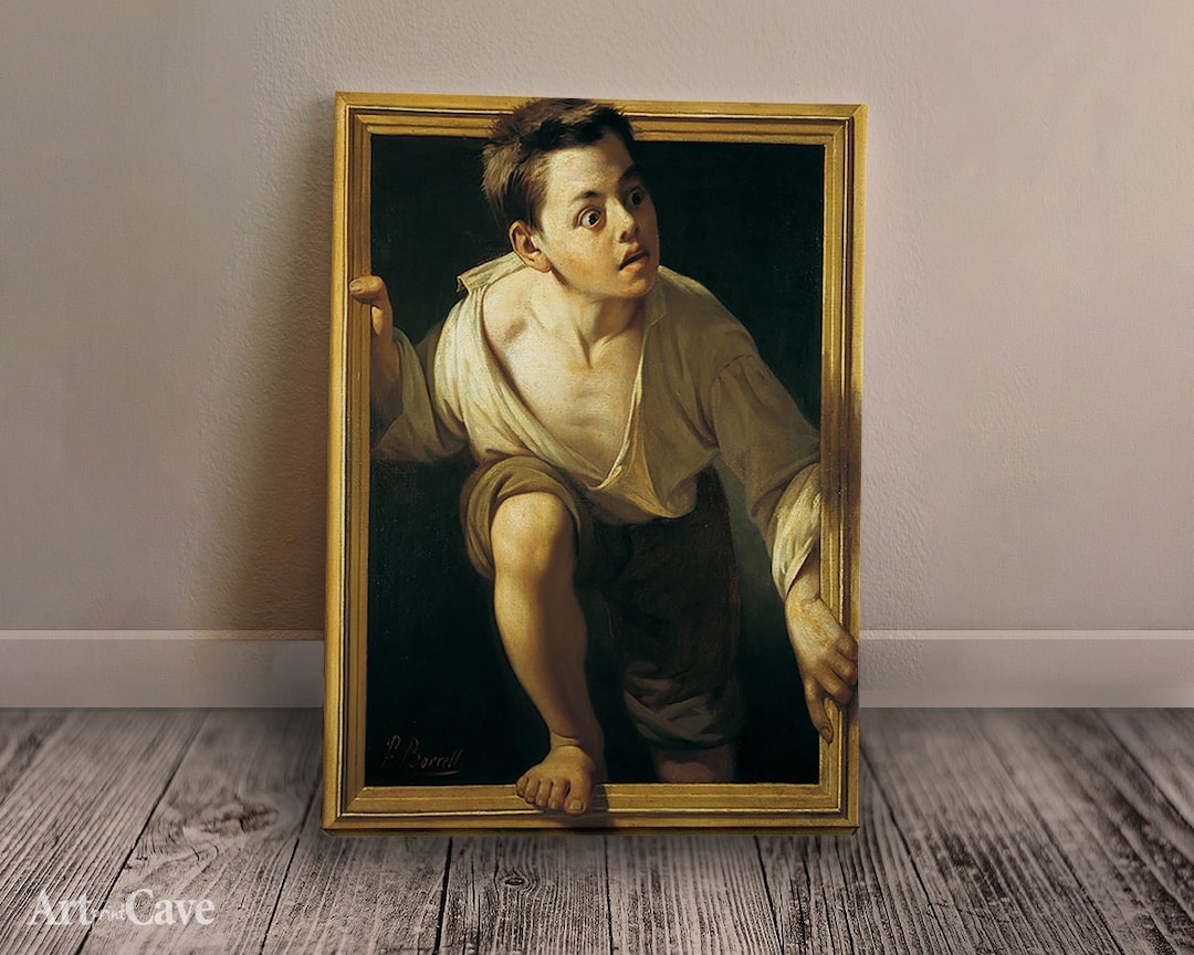 Escaping Criticism by Pere Borrell Del Caso Cotton Canvas, Digital ...