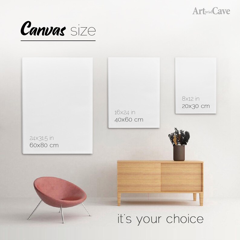 Mont Saint Michel French Poster Travel Cotton Canvas, Digital Print ...