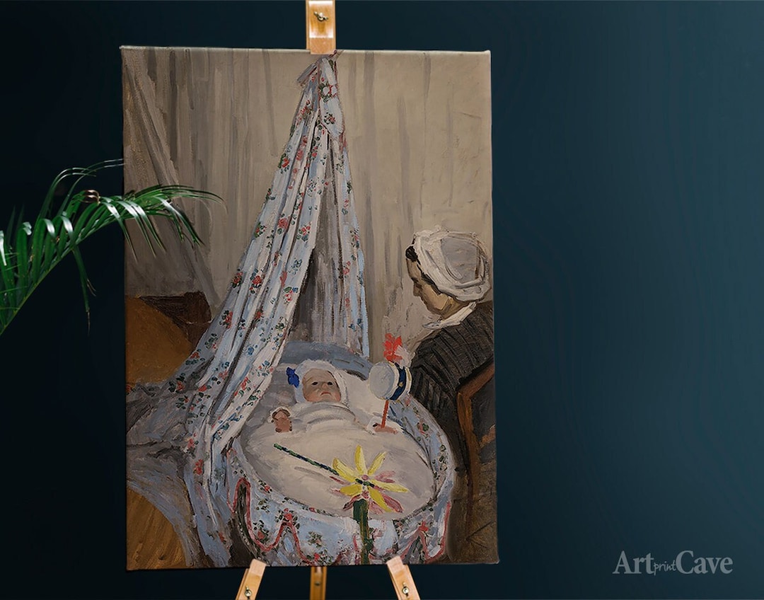 The Cradle Claude Monet Print Cotton Canvas, Digital Print, Iconic Art ...