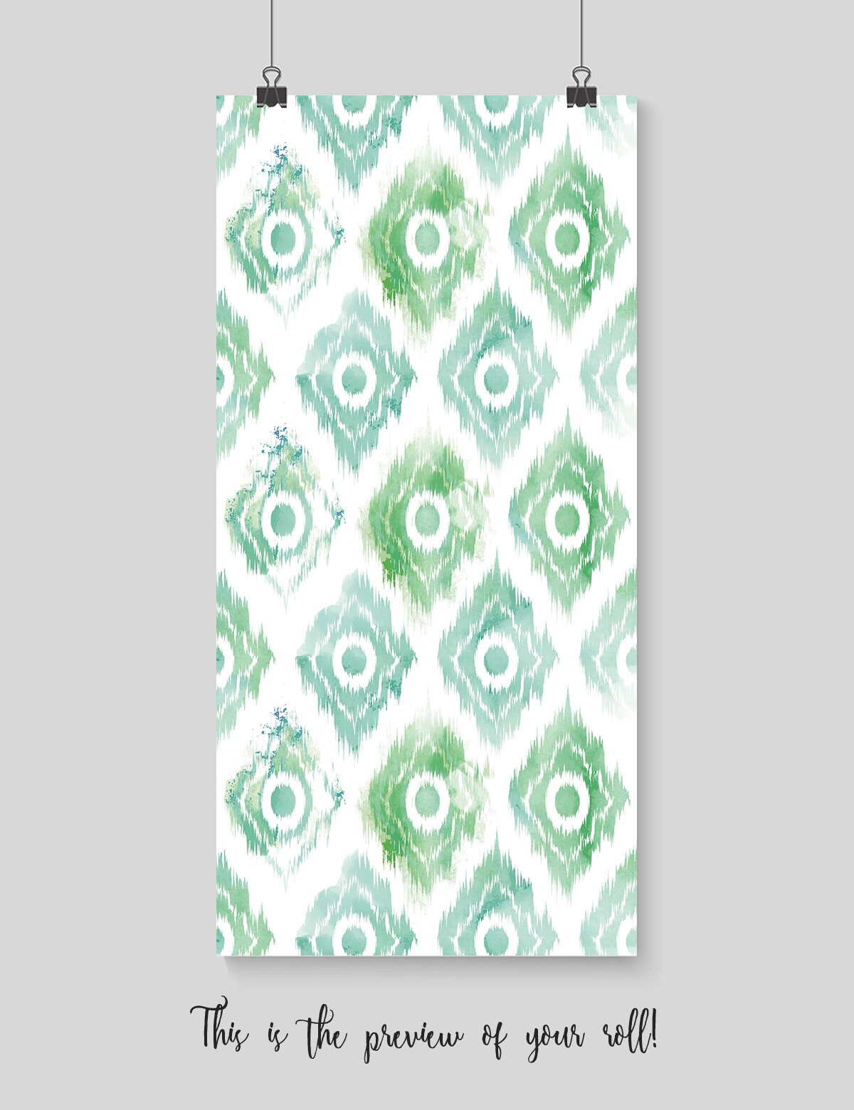 Textile Pattern Wall Mural Simple Wall Decor Geometric | Etsy