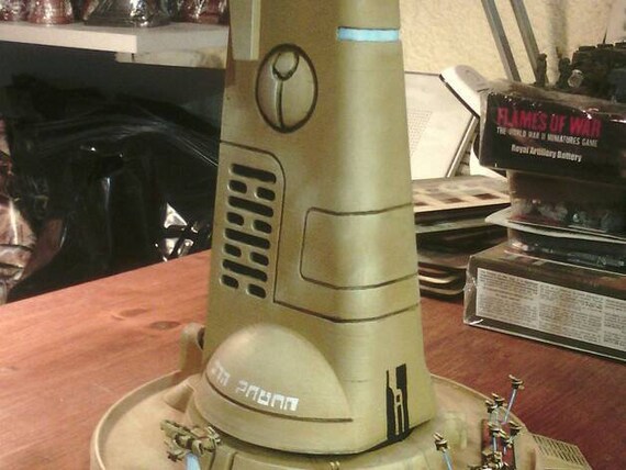 Warhammer 40k scenery. Tau control tower. 28mm scale. Or epic | Etsy