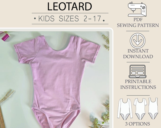 Jalie 4237 Fiona Raglan Sleeve Leotards Sewing Pattern Womens Xs 2x