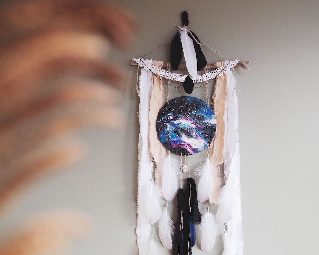 Cosmic Dream Catcher Space Wall Hanging - Etsy