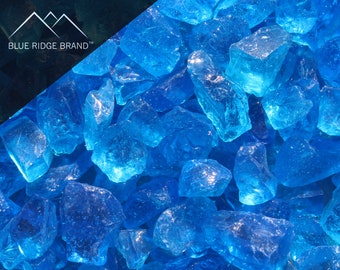 Turquoise Fire Pit Glass - Etsy