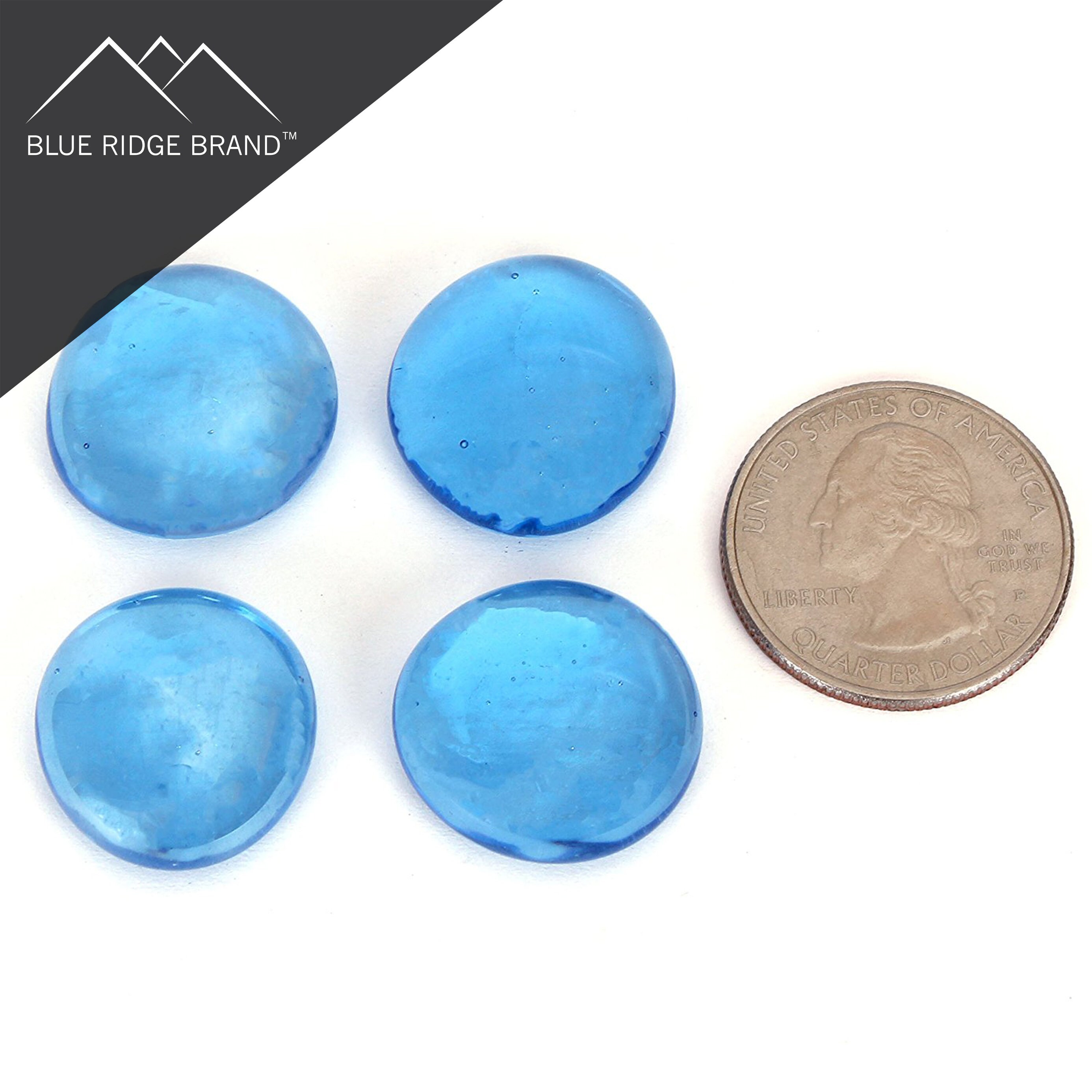 Light Blue Reflective Fire Glass Beads Professional Grade - Etsy