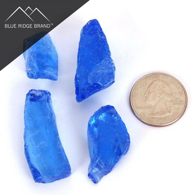 Sky Blue / Amber/ Clear Fire Glass Blend Copper Professional - Etsy