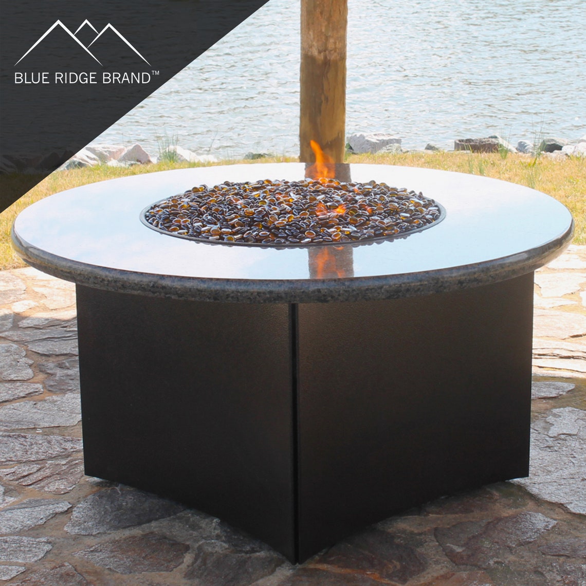 Middle Amber Reflective Fire Glass Beads Professional Grade - Etsy