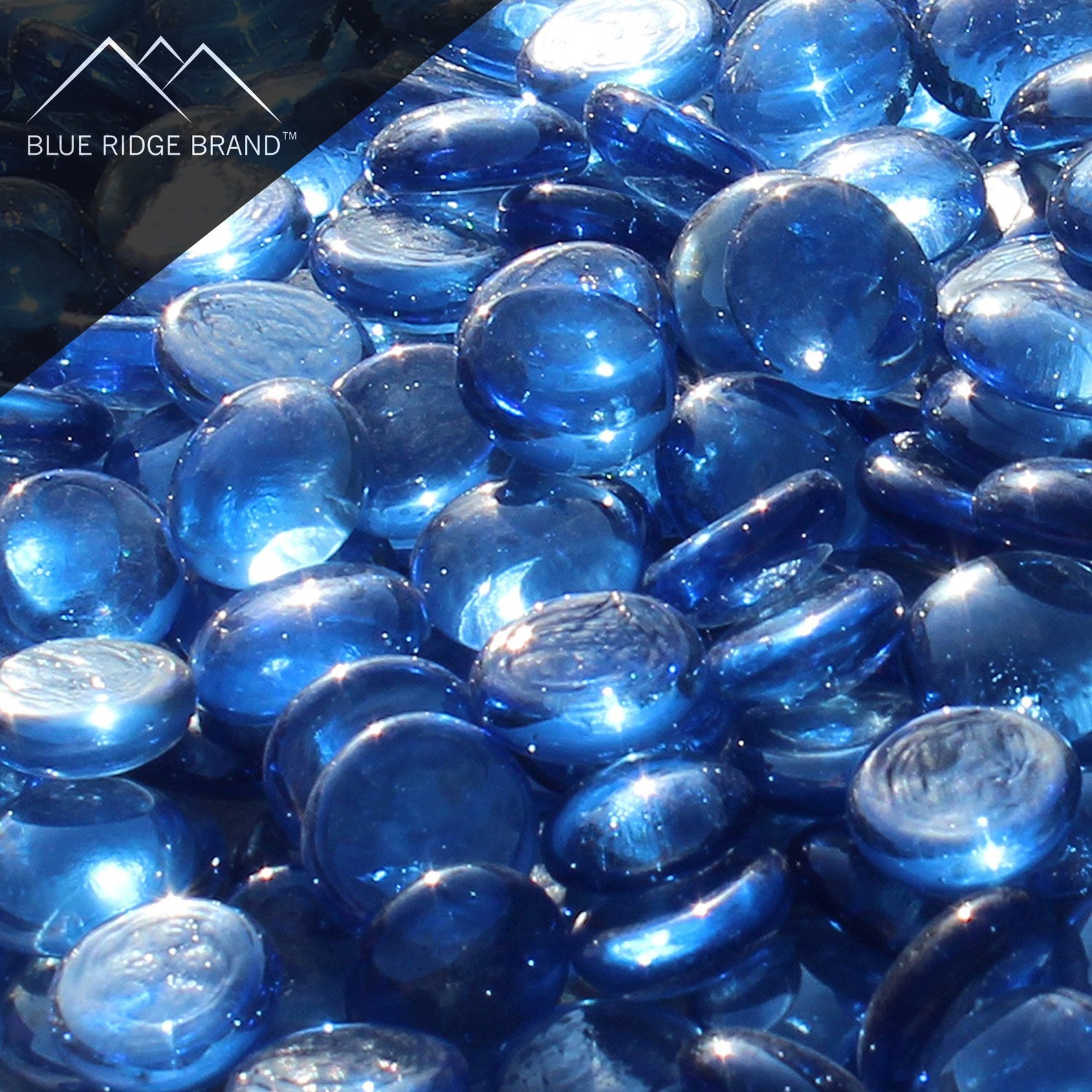 Light Blue Reflective Fire Glass Beads Professional Grade - Etsy