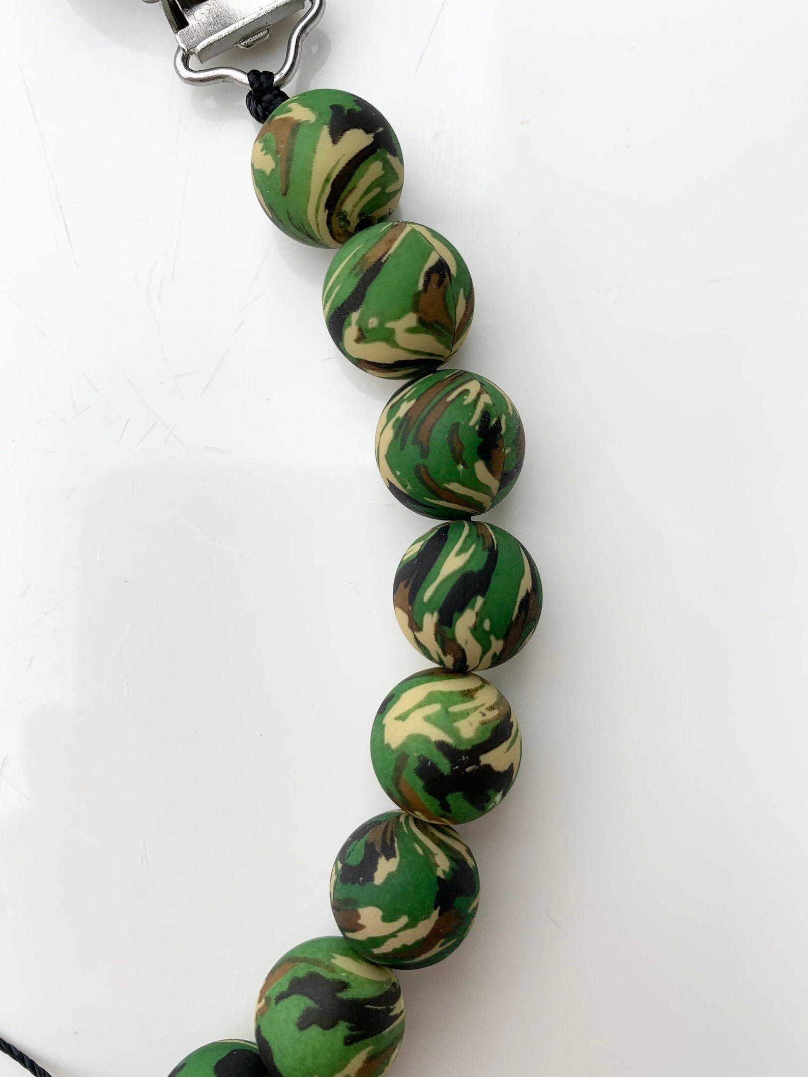 PERSONALIZED Camouflage Pacifier Holder for Boy Babies. Dummy Clip ...