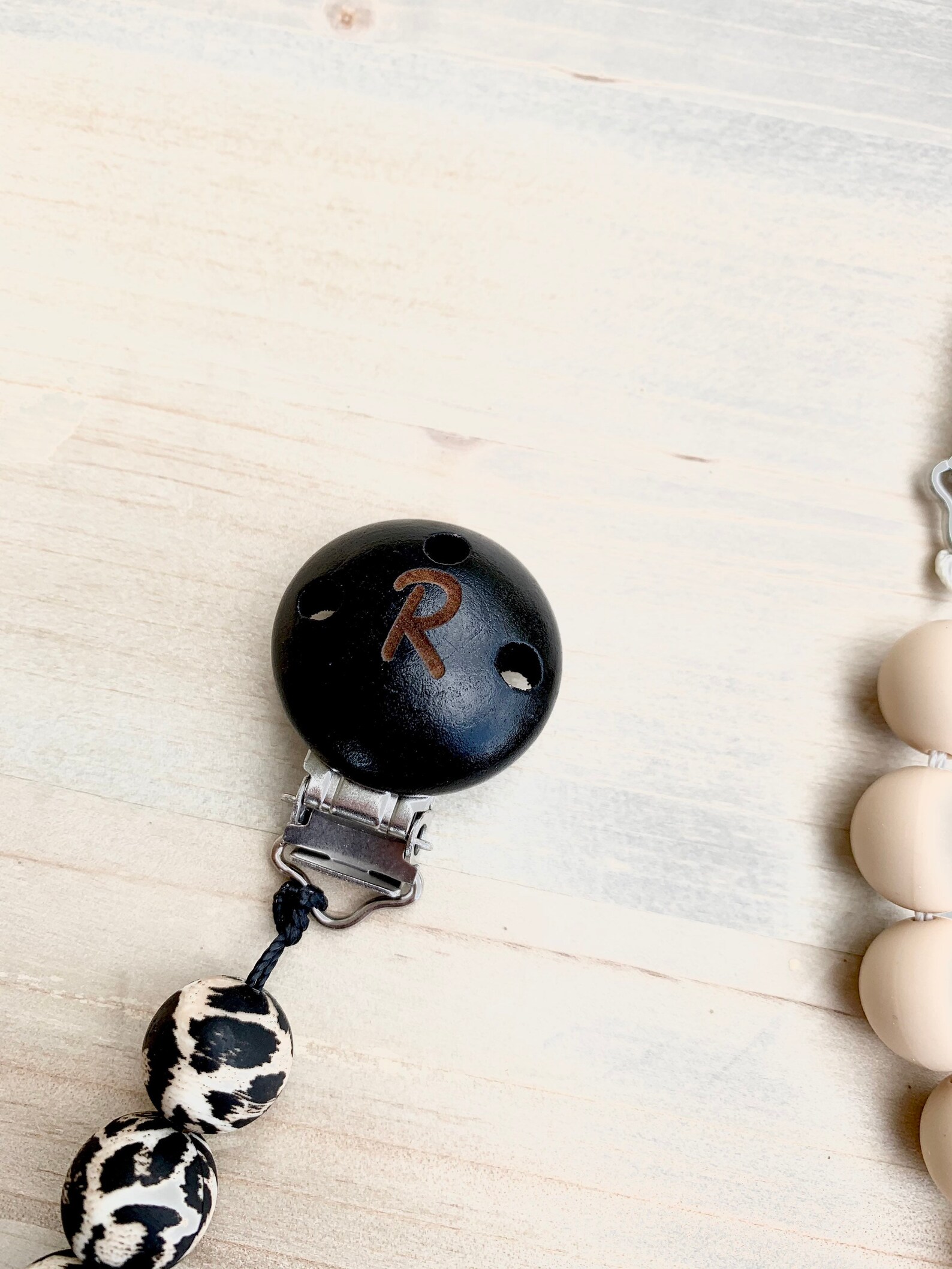 PERSONALIZED Camouflage Pacifier Holder for Boy Babies. Dummy Clip ...