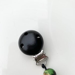 PERSONALIZED Camouflage Pacifier Holder for Boy Babies. Dummy Clip ...