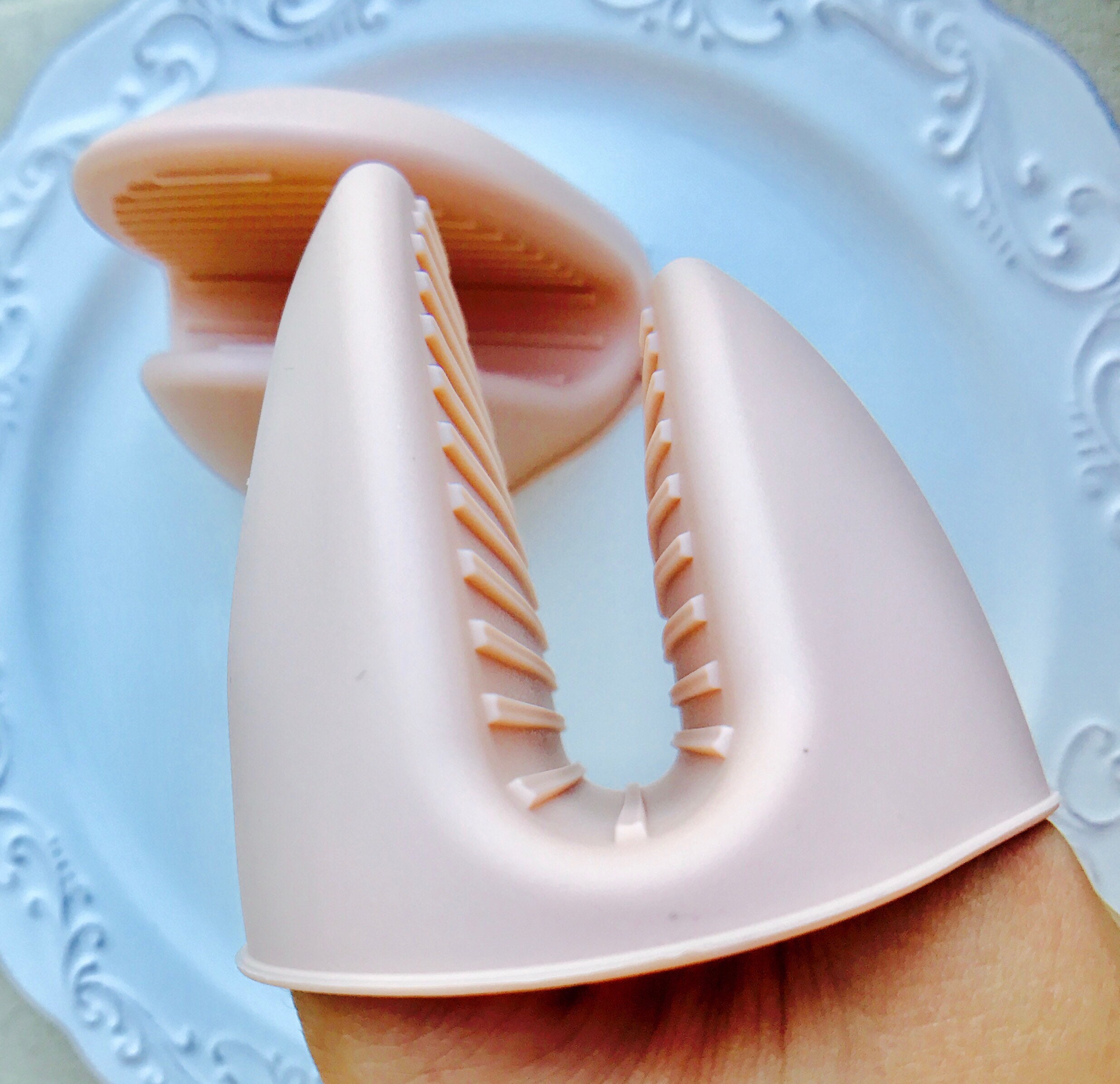 Blush Pink Silicone Oven Mitts. Cooking Tools. Gift for - Etsy